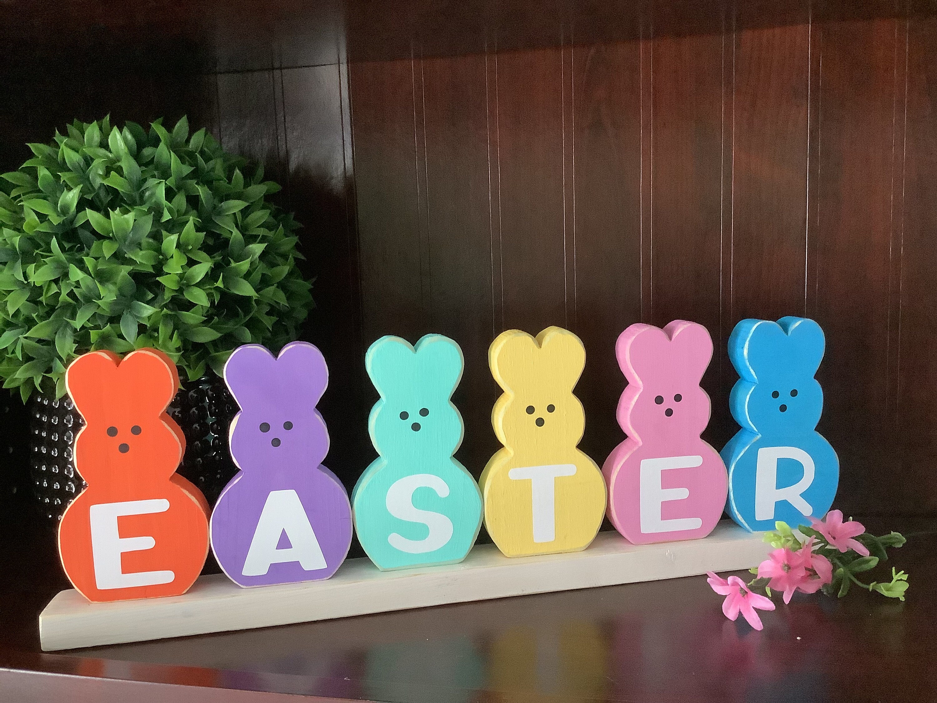 Wooden Peeps Easter Sign, Wooden Peeps, Easter Peeps, Peeps - Etsy