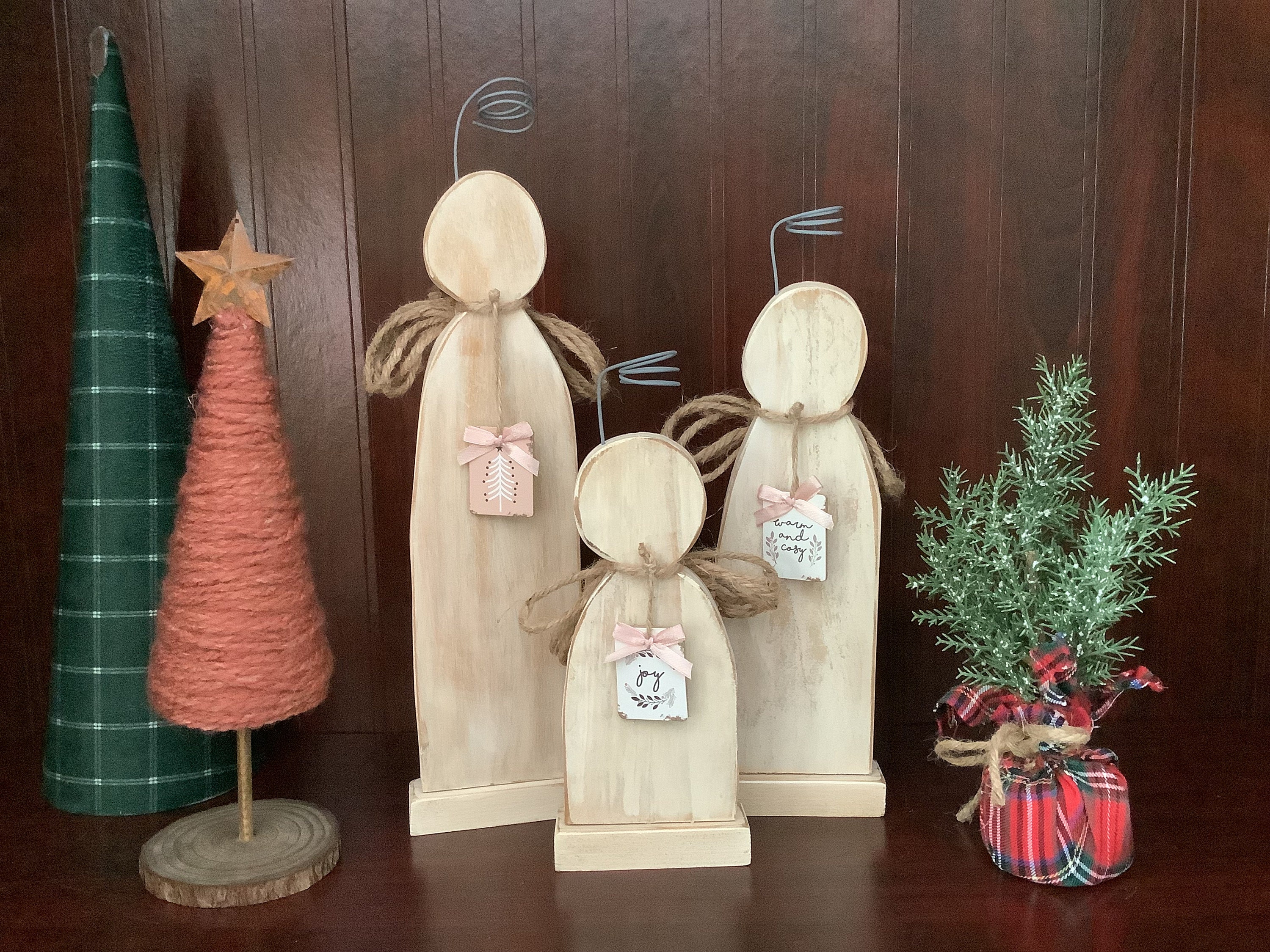 Wooden Angels, Angels, Handmade Angels - Etsy