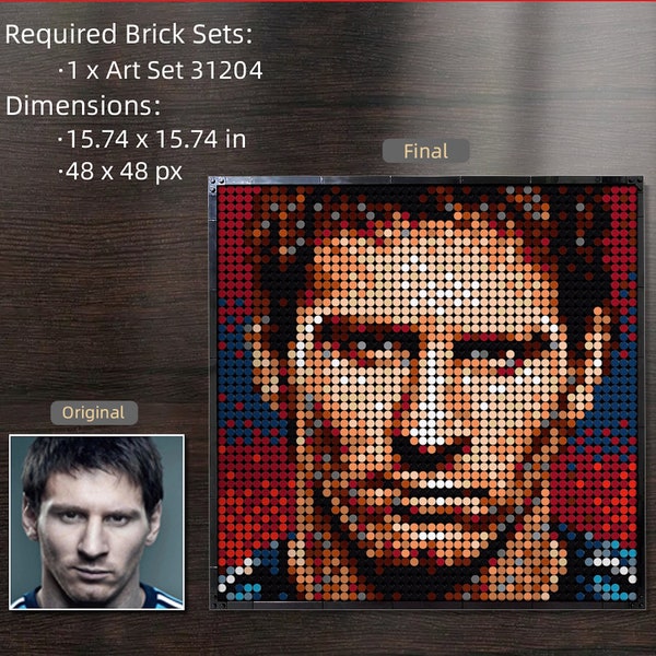 Messi Legos - Etsy