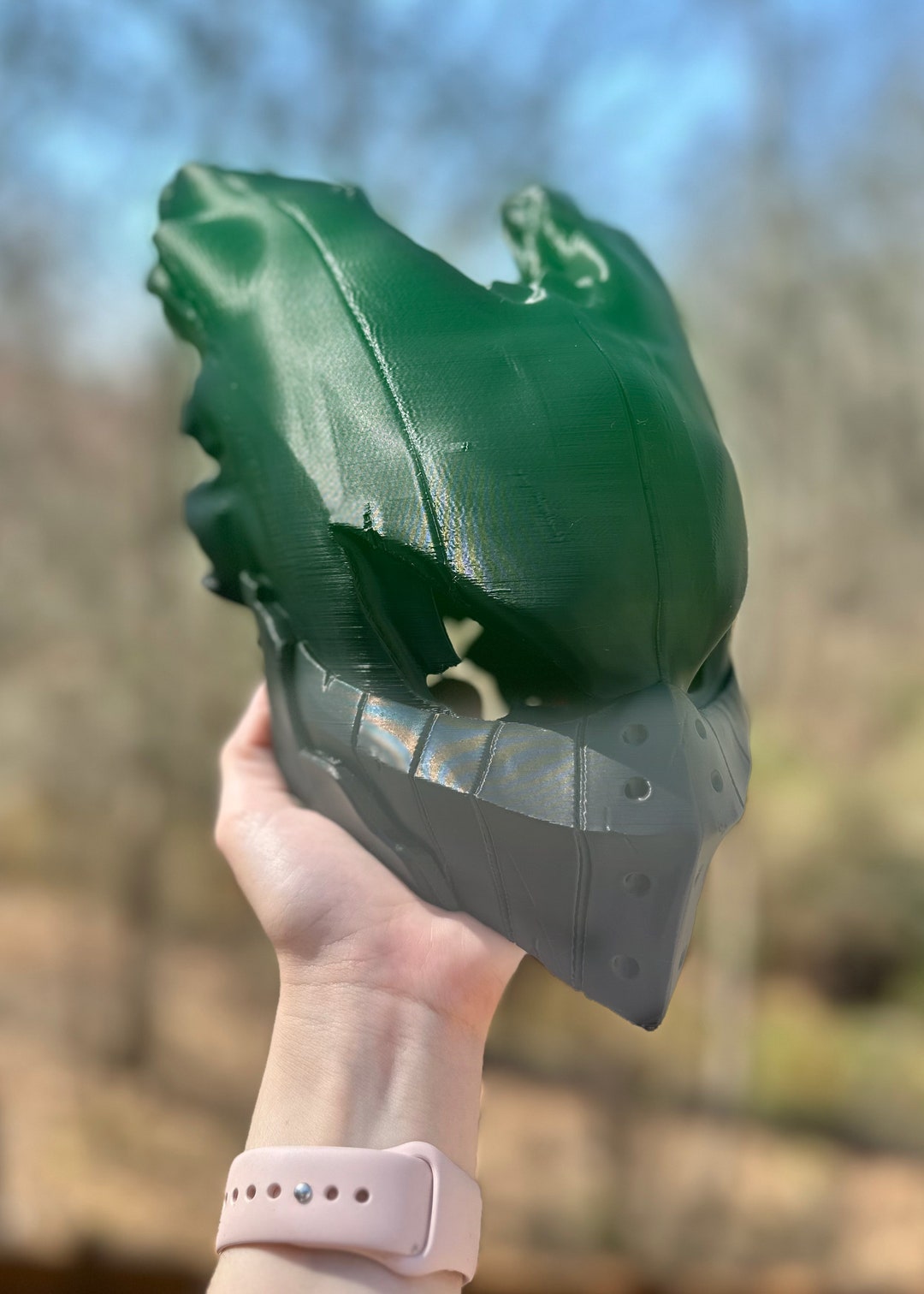 Vigilante Deku MHA Cosplay Helmet Prop - Etsy Australia