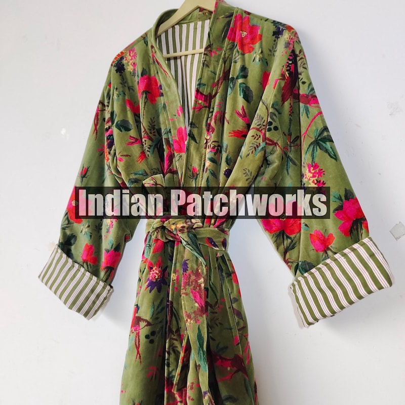 Velvet Robe Boho Plus - Etsy