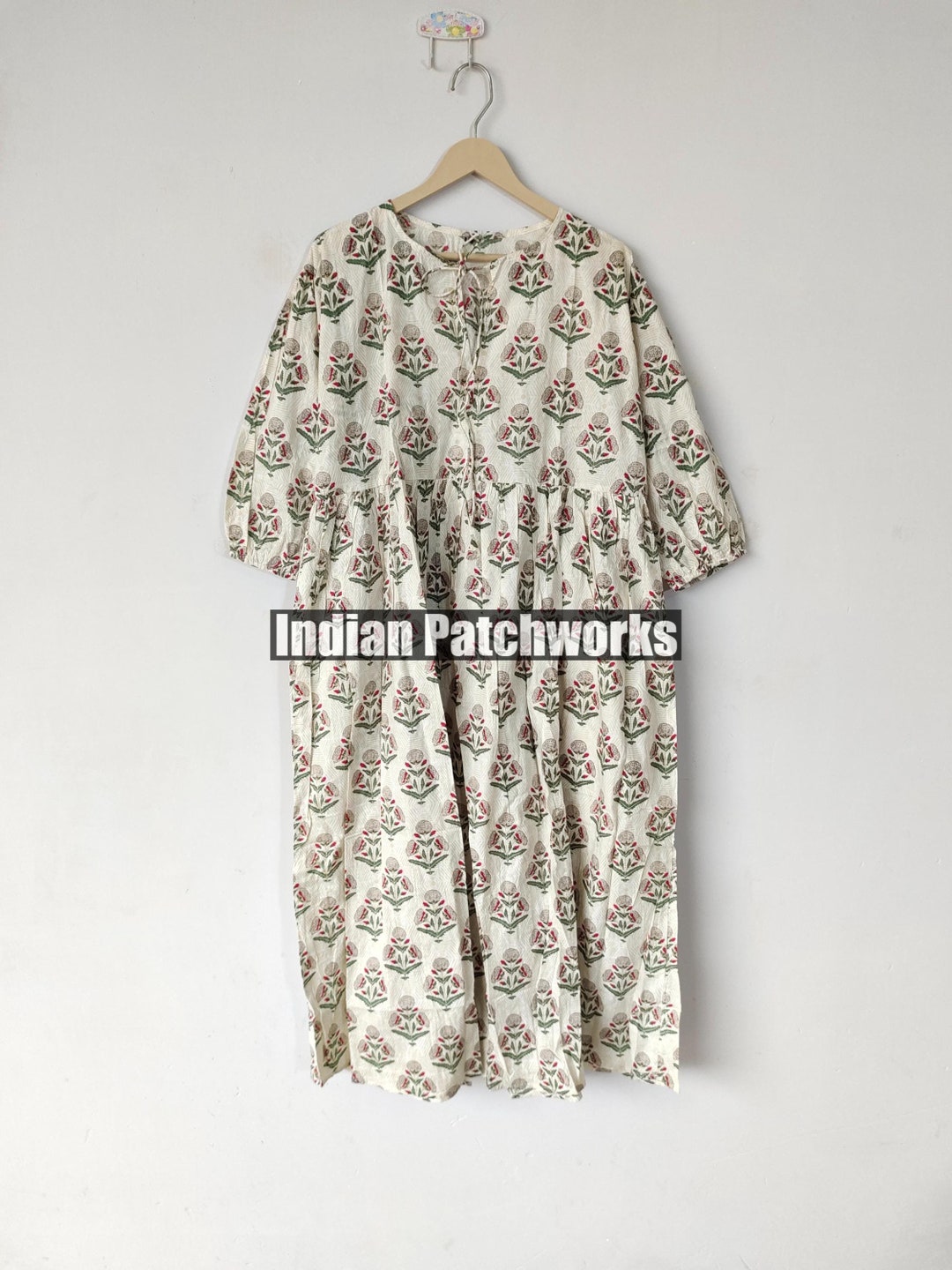 Midi Dress Block Print Midi Mini Women Girls Dress,deep Neck With ...