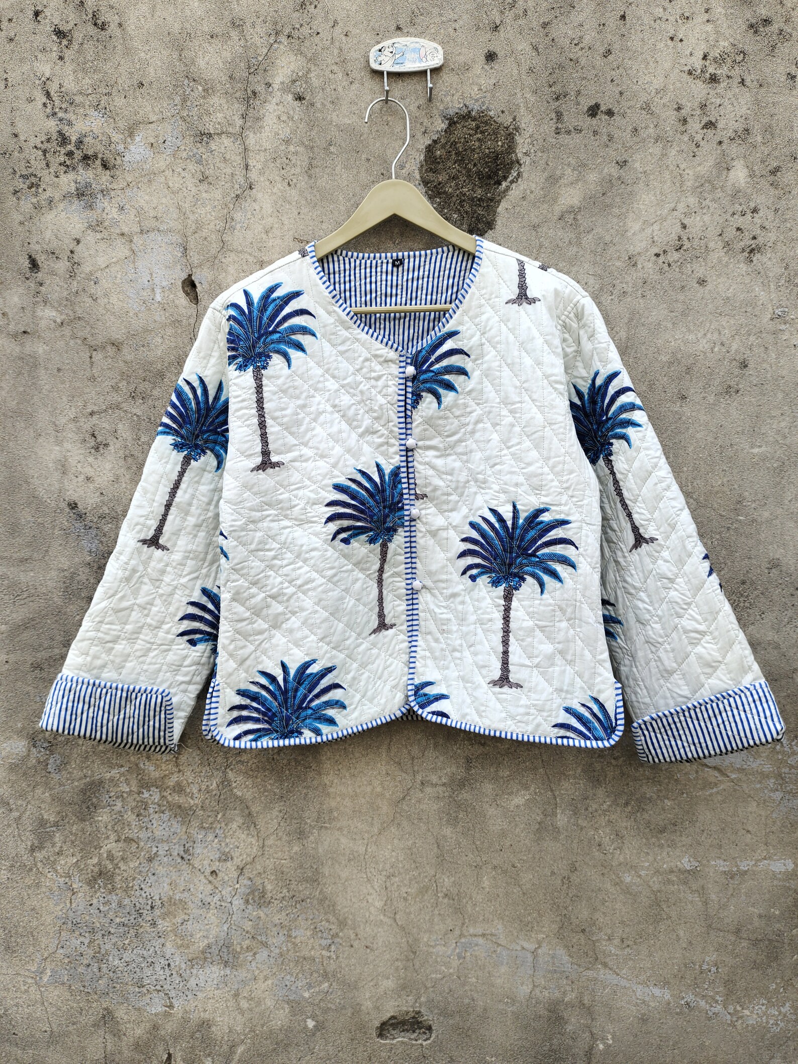 Short Quilted Jacket Jacket, Woman's Clothing Jacket, Indian Kantha ...