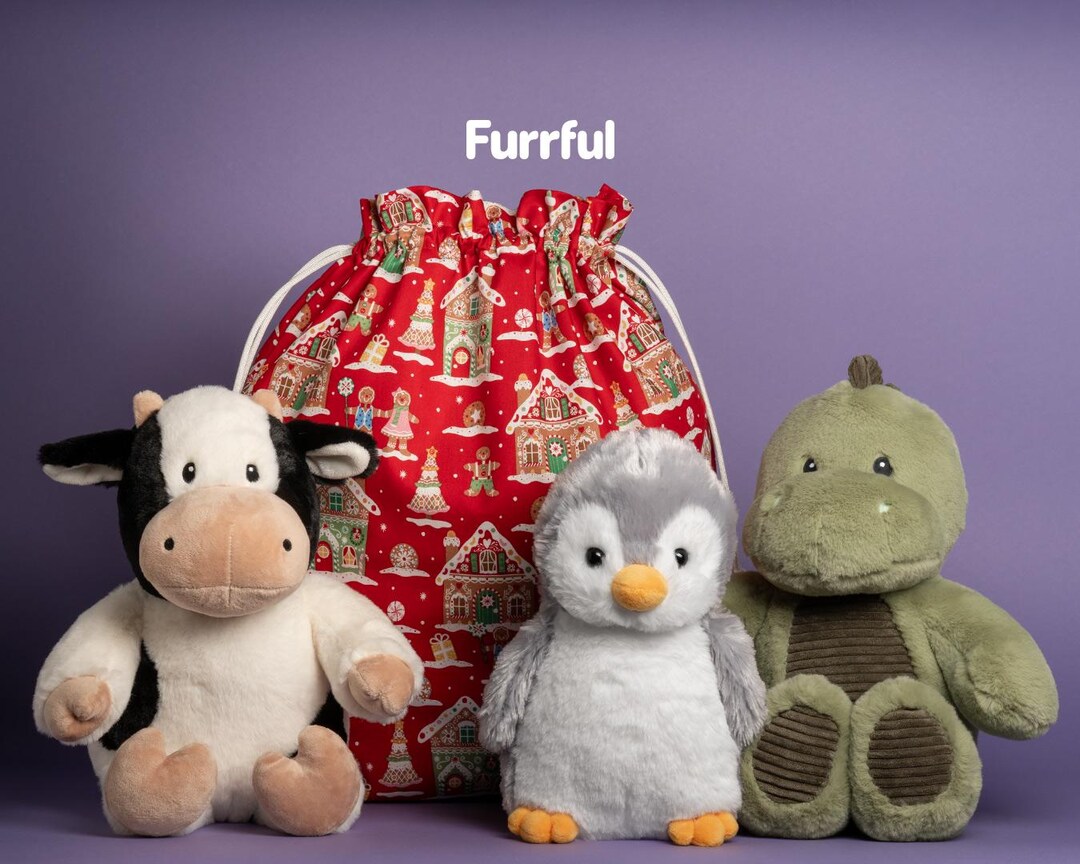 Stuffed Animal Plush Care Package, Christmas Gift Bag, You Choose ...