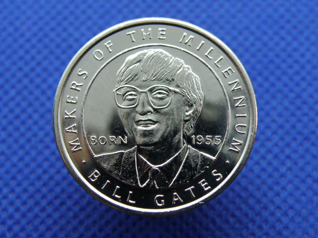 BILL GATES - Collector's Medallion Coin - Microsoft Co-founder ...