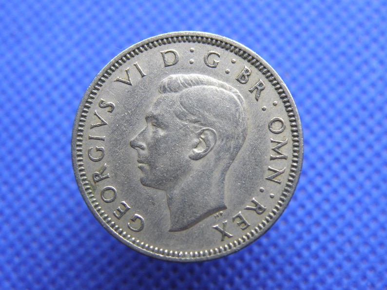 1951 Birthday SHILLING COINS - English & Scottish Designs - British ...