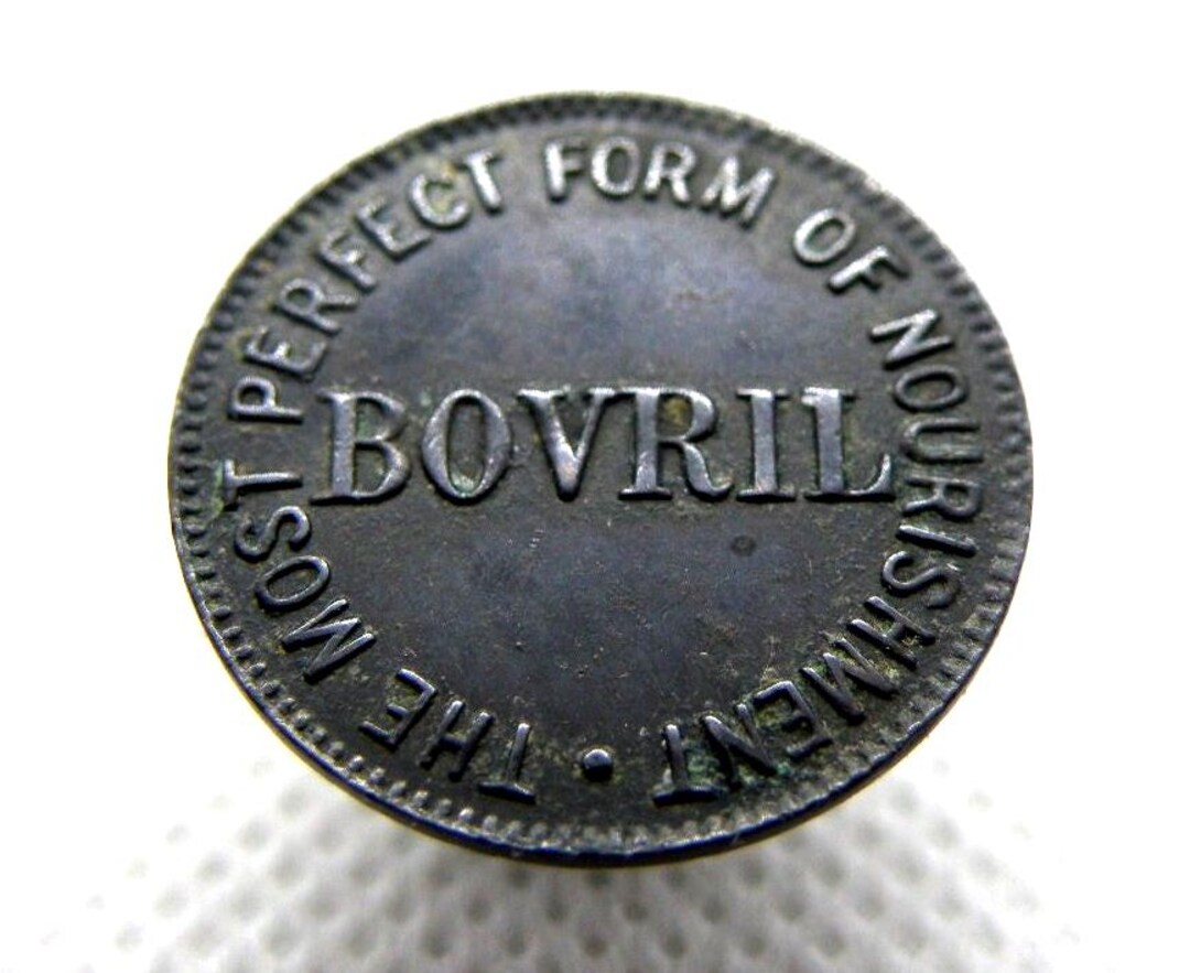 Vintage BOVRIL ADVERTISING TOKEN - Old British Bronze 'farthing' Trade ...