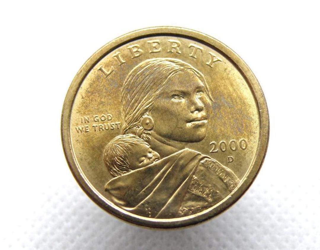 U.S.A. 2000 SACAGAWEA DOLLAR COIN - Native American Shoshone / Flying ...