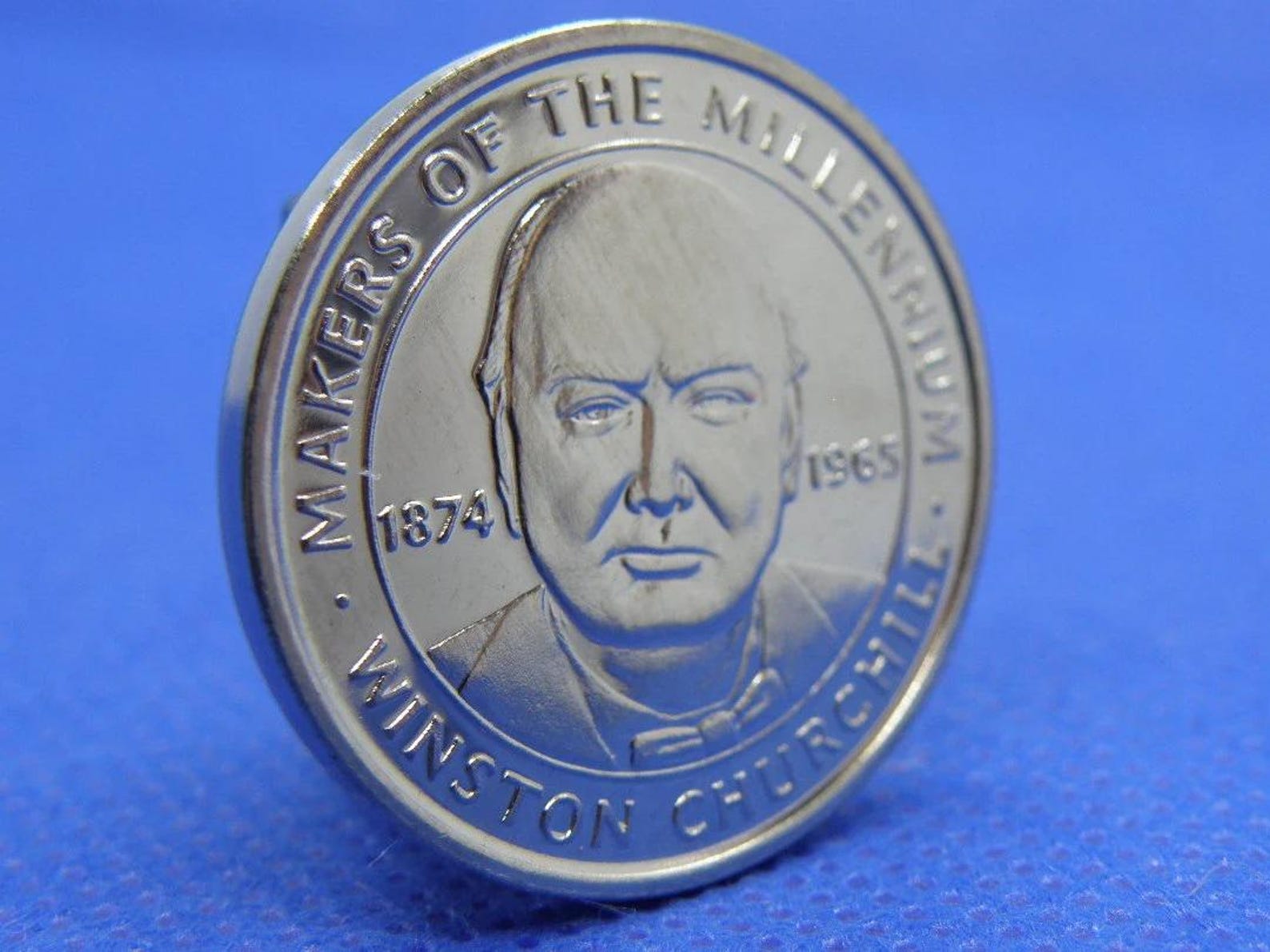 WINSTON CHURCHILL - Medallion - British Prime Minister / World War II ...