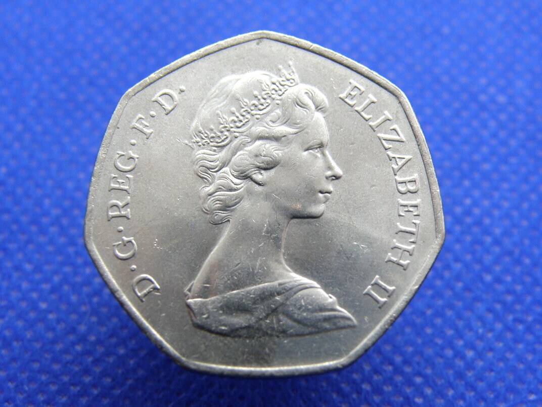 1973 E.E.C. 'HANDS' FIFTY PENCE Coin 50th Birthday - Etsy