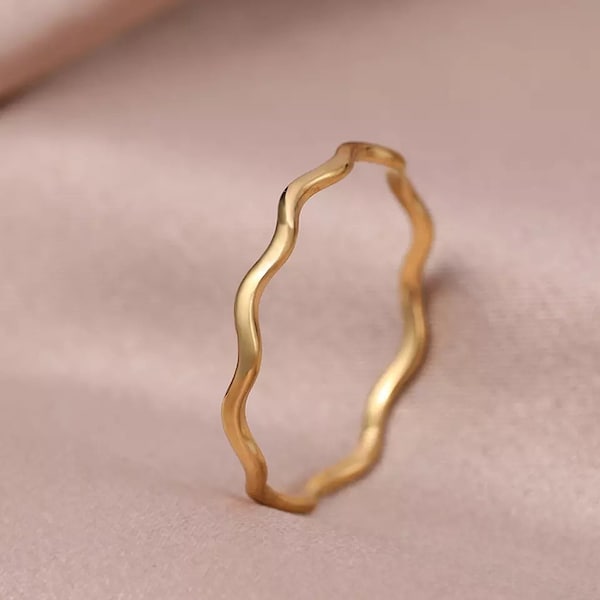 Thin Gold Ring - Etsy