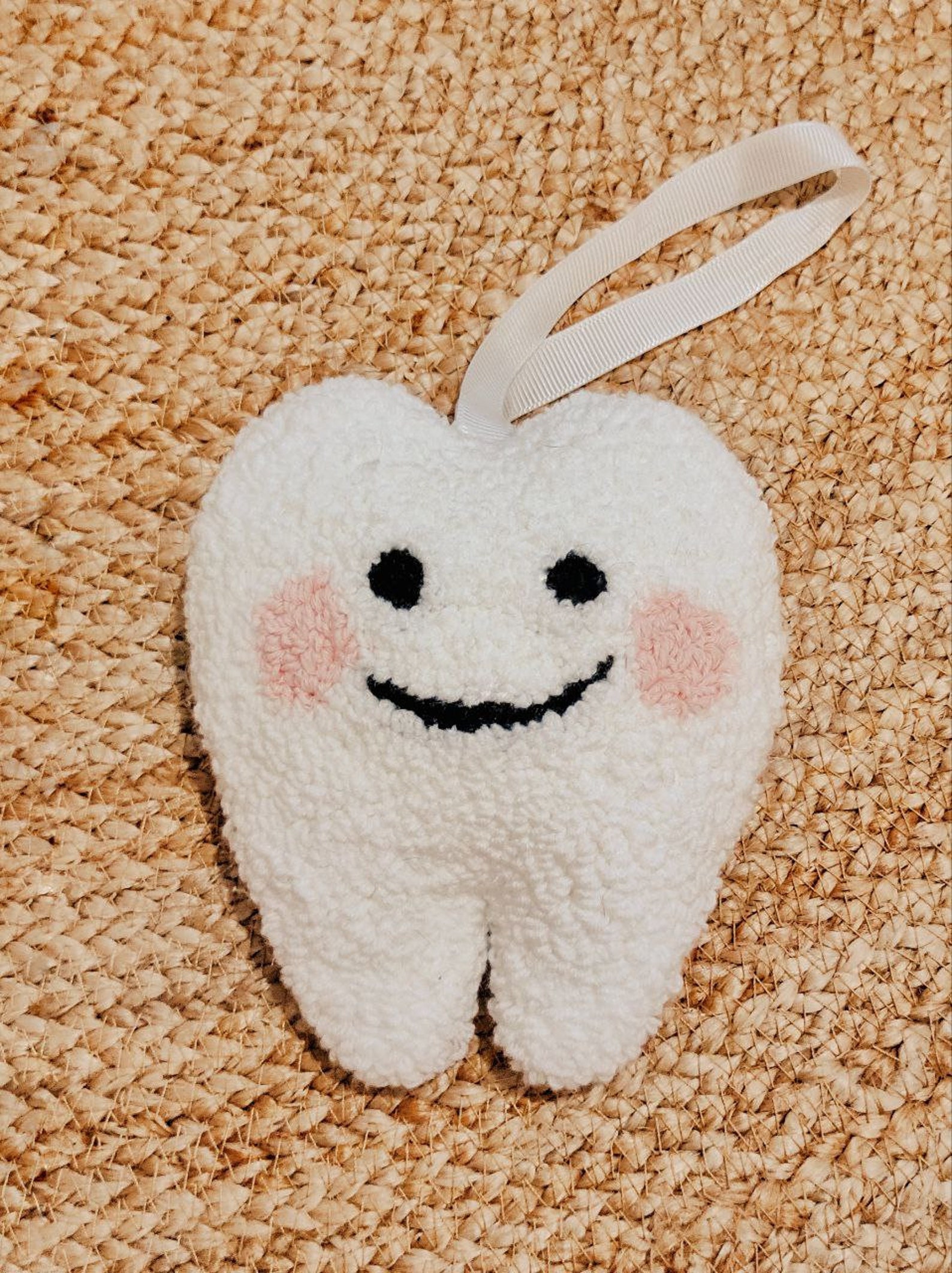 Plush Tooth Toy Cute Handwork ,holder for Baby Pacifier , Waiting for ...