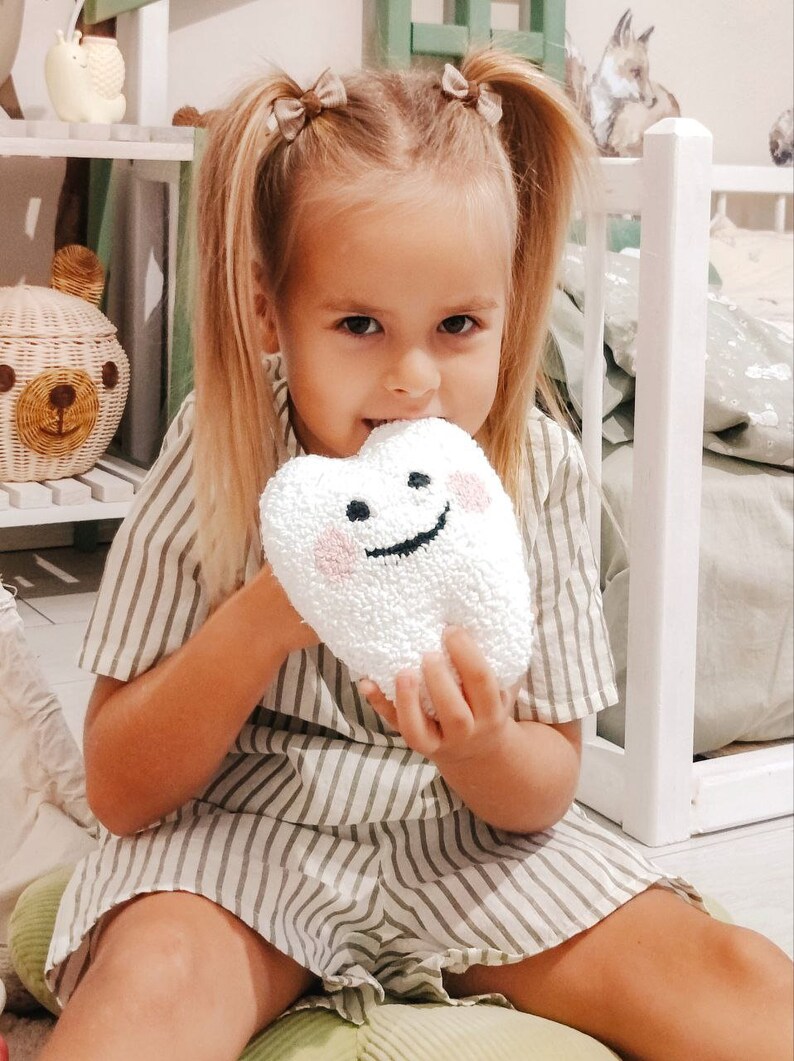 Plush Tooth Toy Cute Handwork ,holder for Baby Pacifier , Waiting for ...