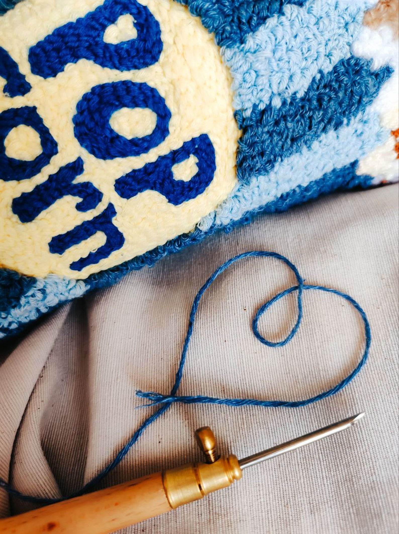 POP CORN TOYS Fluffy Punch Needle Craft Gift for Her Gift for Him ...