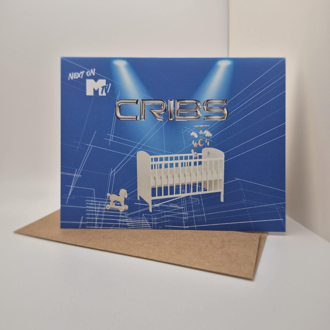 Funny MTV Cribs Baby Shower Card: New Baby - Etsy