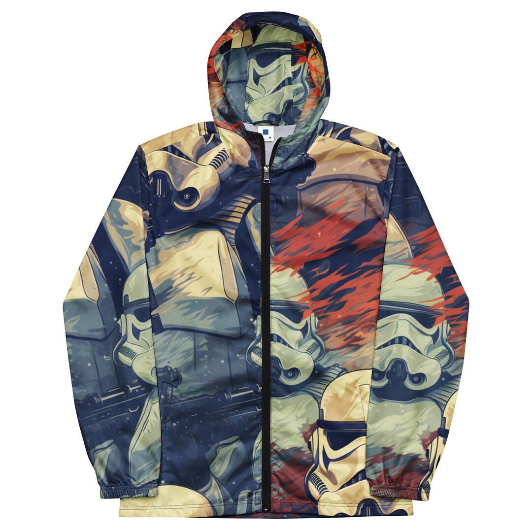 Stormtrooper Men’s Windbreaker | Star Wars Inspired Jacket | Galactic ...