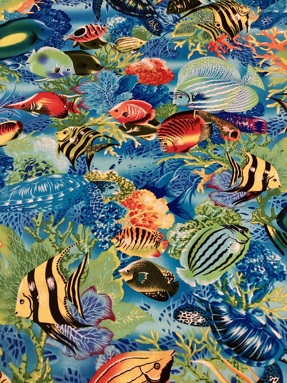 Tropical Fish Fabric by Half Yard michael Miller Fabrics - Etsy