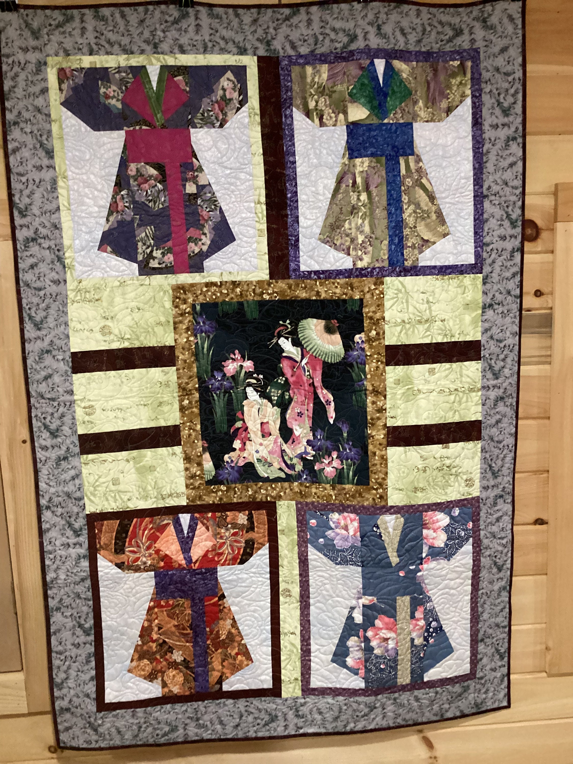 Geisha Women & Kimonos Wall Hanging Quilt 45 X 65 1/2” - Etsy