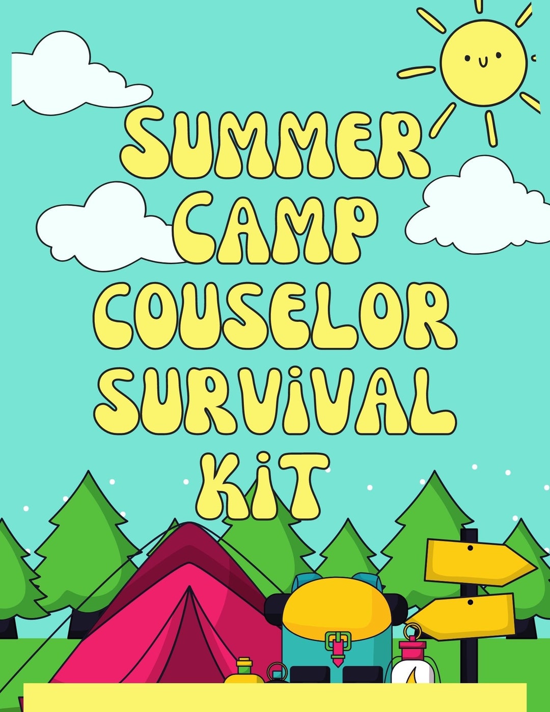 Quick Camp Counselor Survival Kit Pocket Games - Etsy