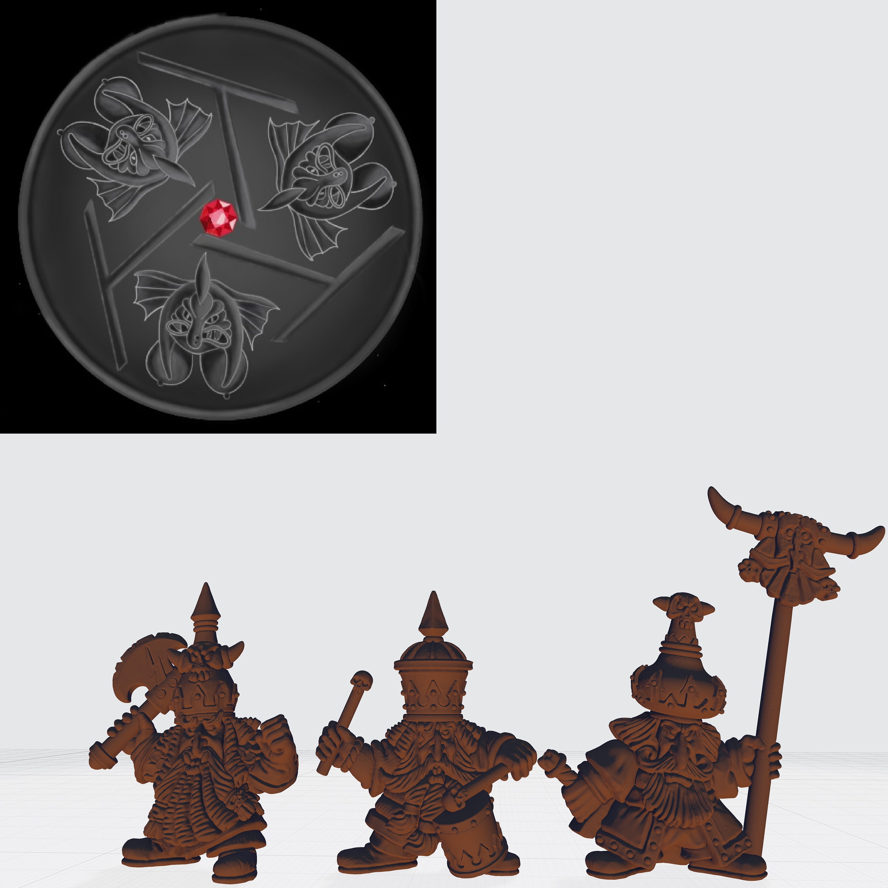 Chaos Dwarfs Warriors fabelzel Chaos Dwarfs Oldhammer - Etsy