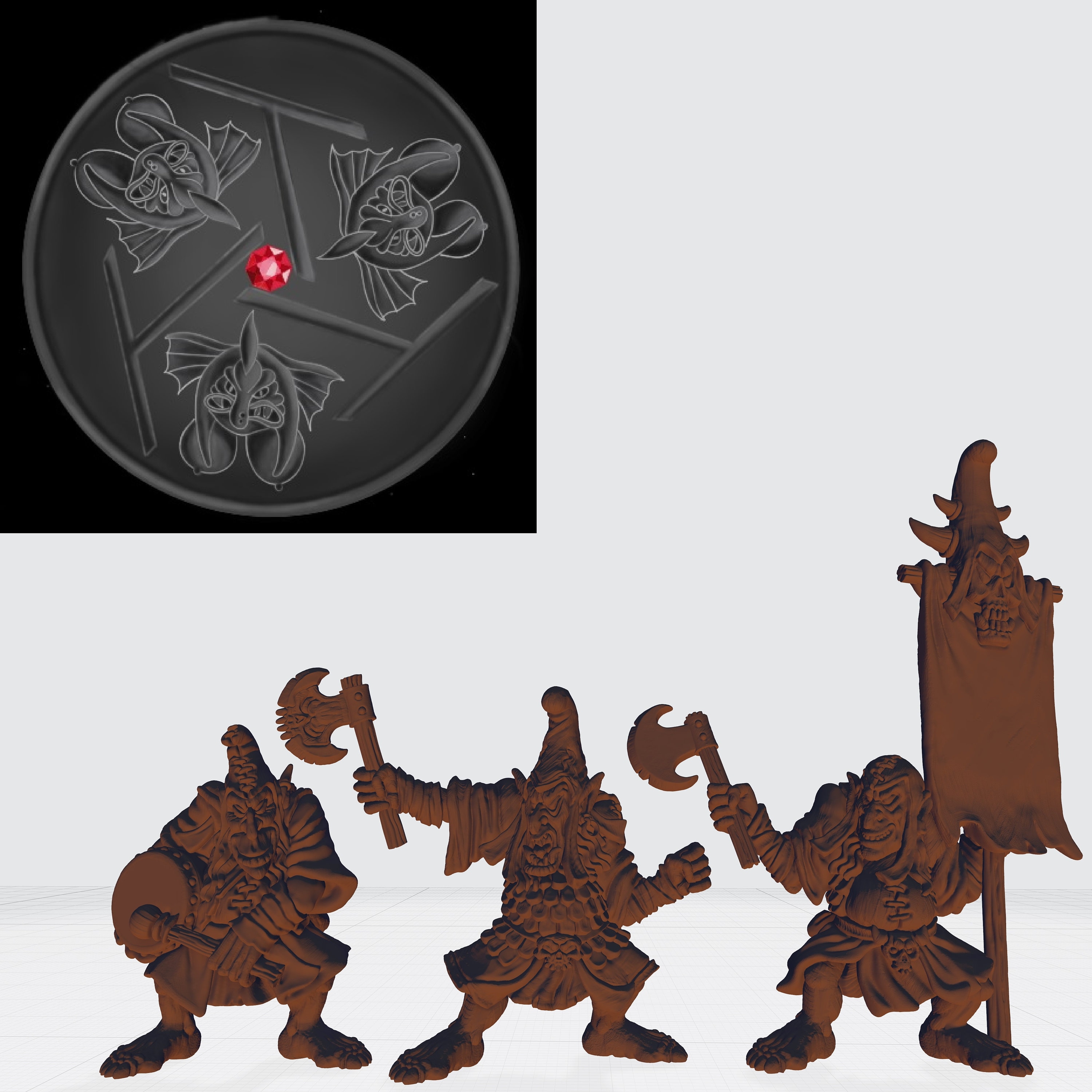 Hobgoblin Archers fabelzel Chaos Dwarfs Oldhammer Wargames Resin ...