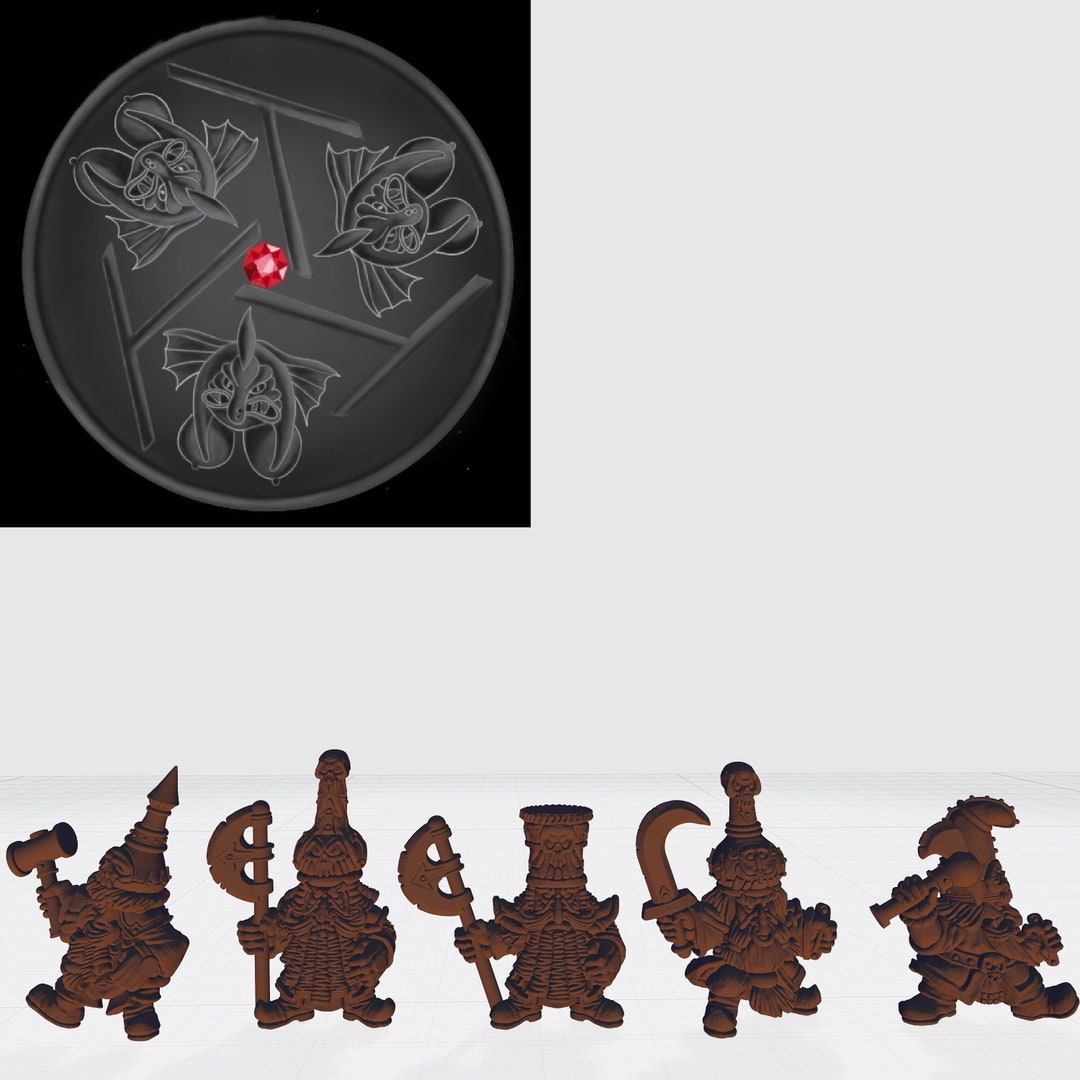 Chaos Dwarfs Warriors fabelzel Chaos Dwarfs Oldhammer Wargames Resin ...
