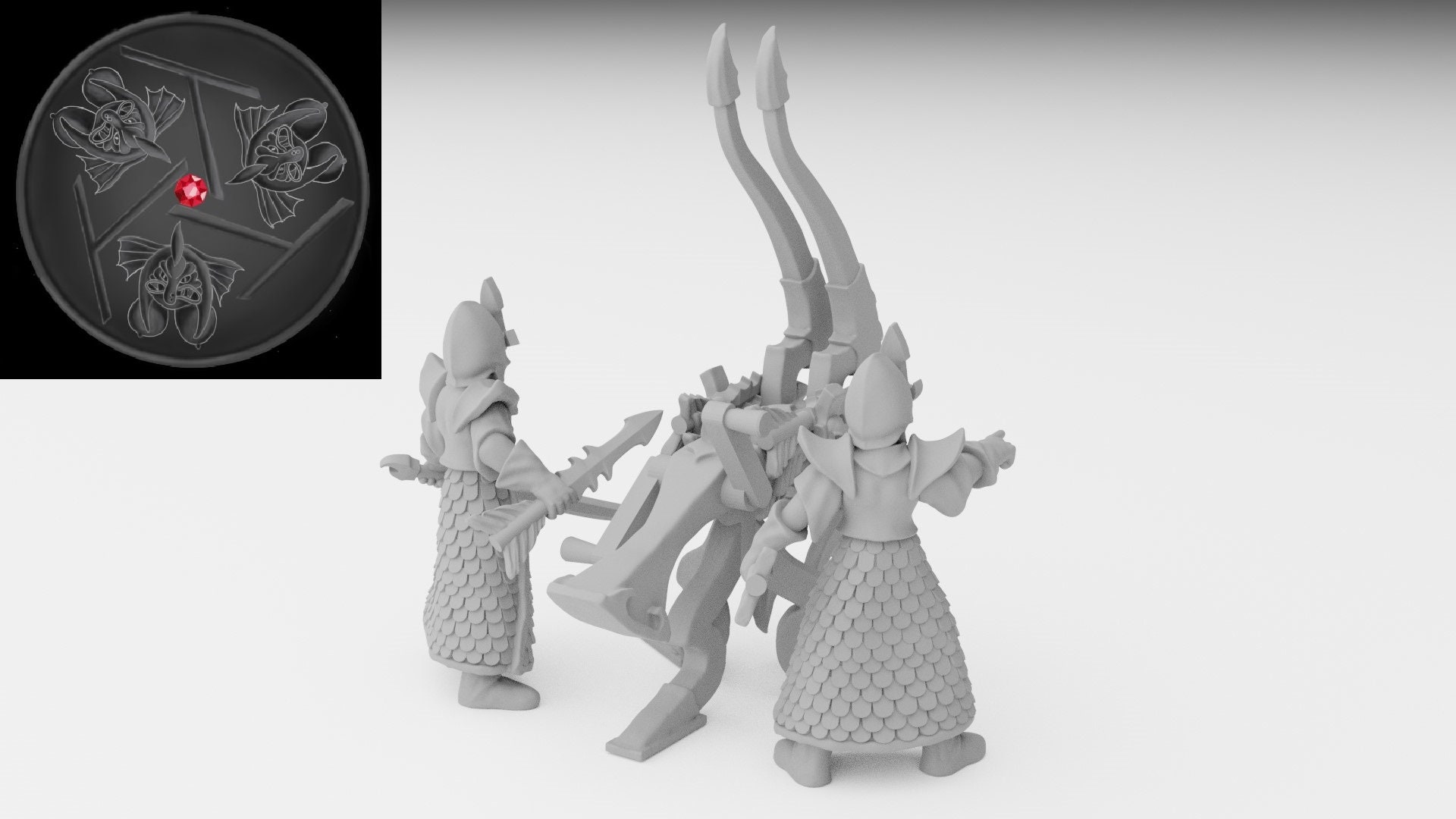 Reaper Bolt Throwers ilhadiel Dark Elves Wargames Resin Miniatures 28 ...