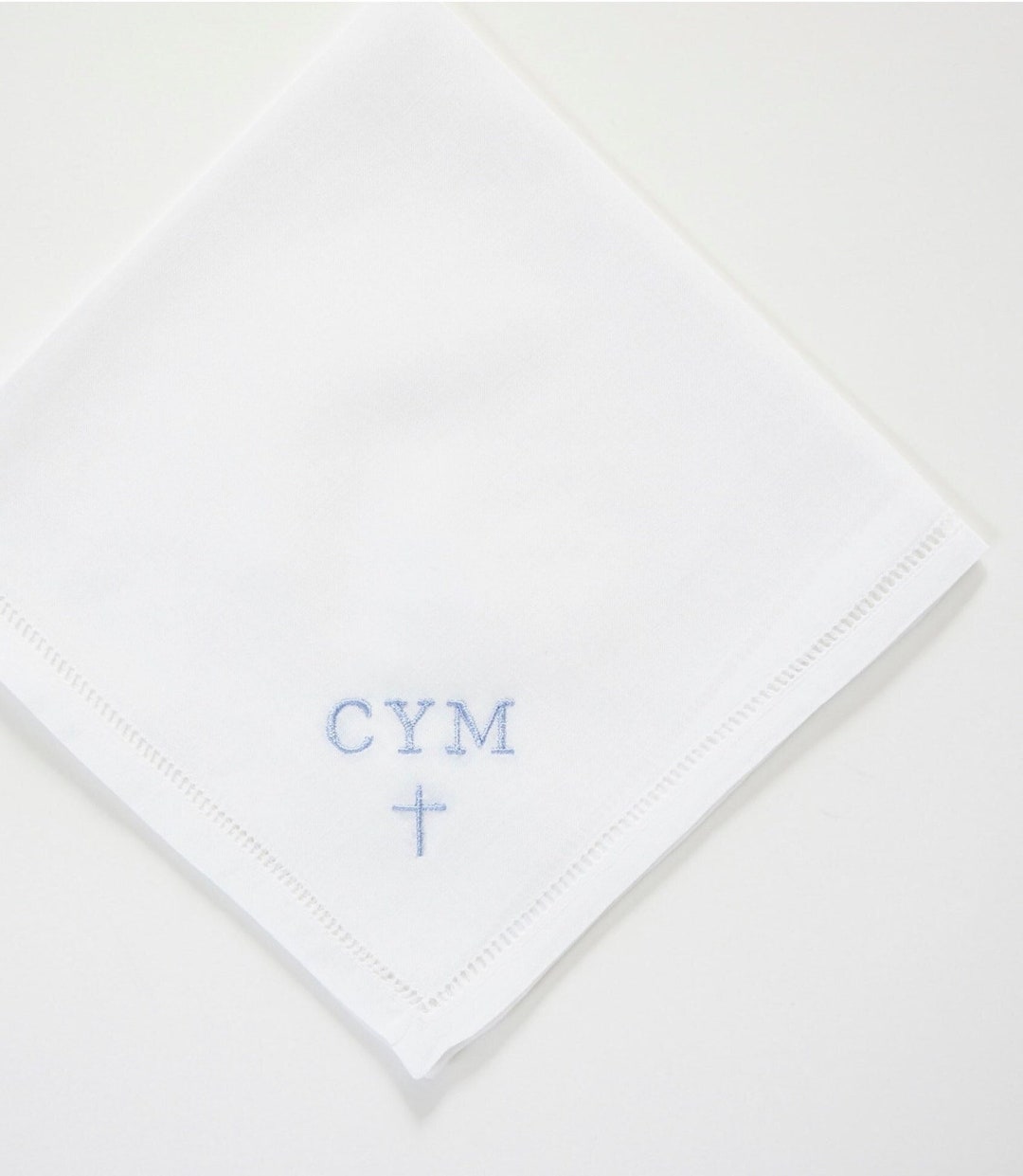 CUSTOM HANDKERCHIEF, First Communion, Baptism, Christening, Mens ...