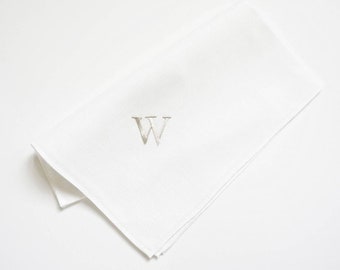 MENS DIAMOND Font Embroidered Monogrammed Handkerchief - Etsy