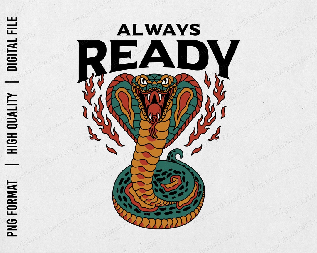 Cobra Snake With Flames Transparent PNG File Digital - Etsy