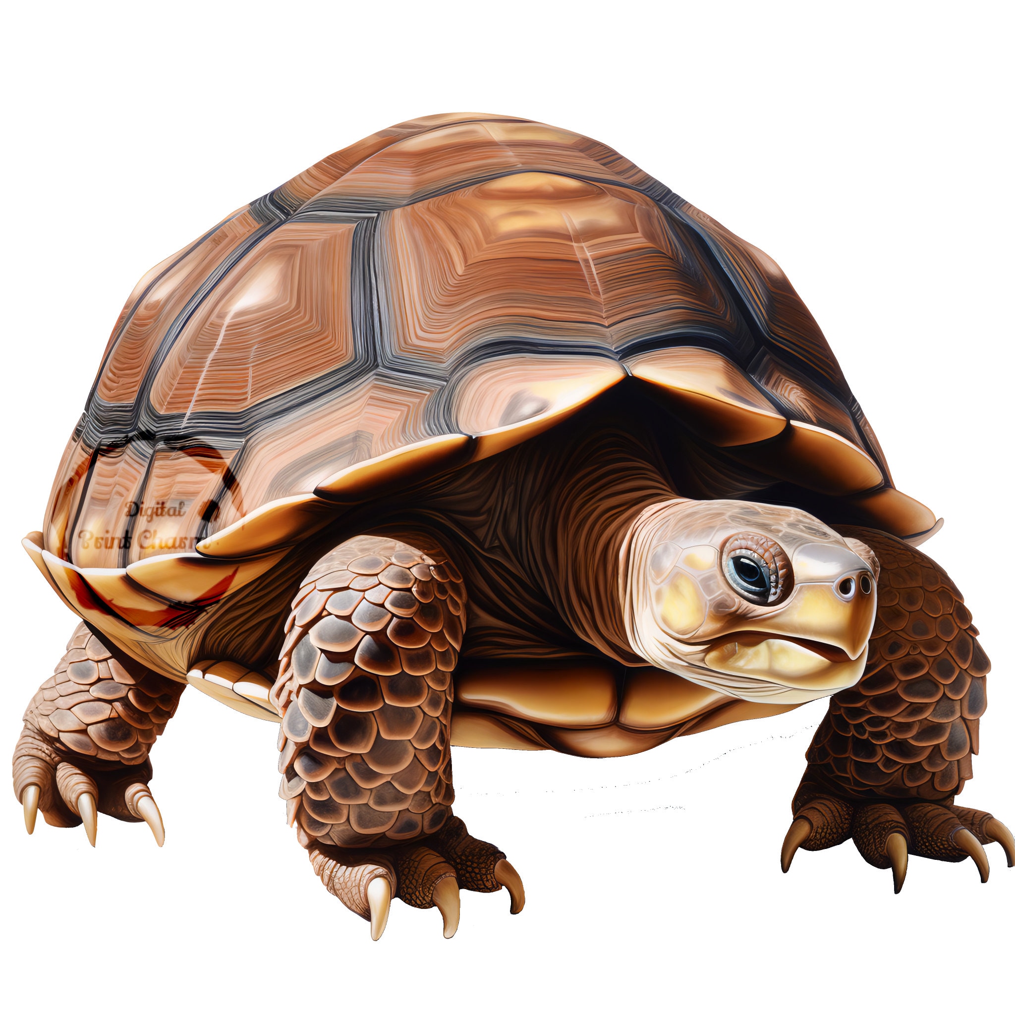 Realistic Tortoise Clipart 20 Watercolor Digital Prints Instant ...