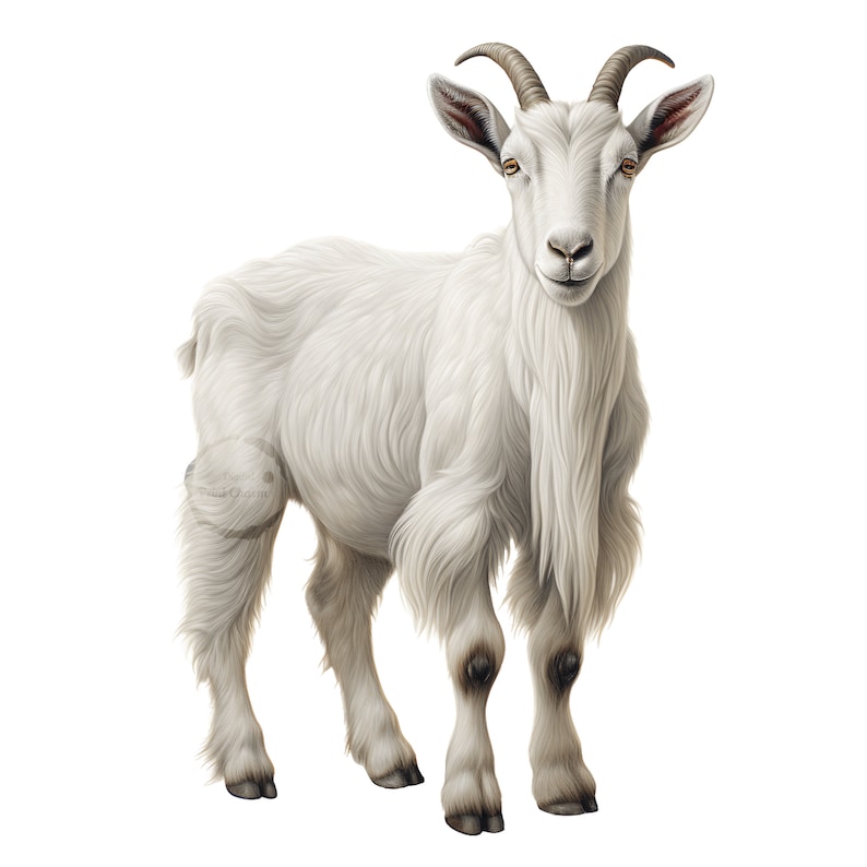 Goat Clipart Bundle Realistic Watercolor Style 12 Digital - Etsy