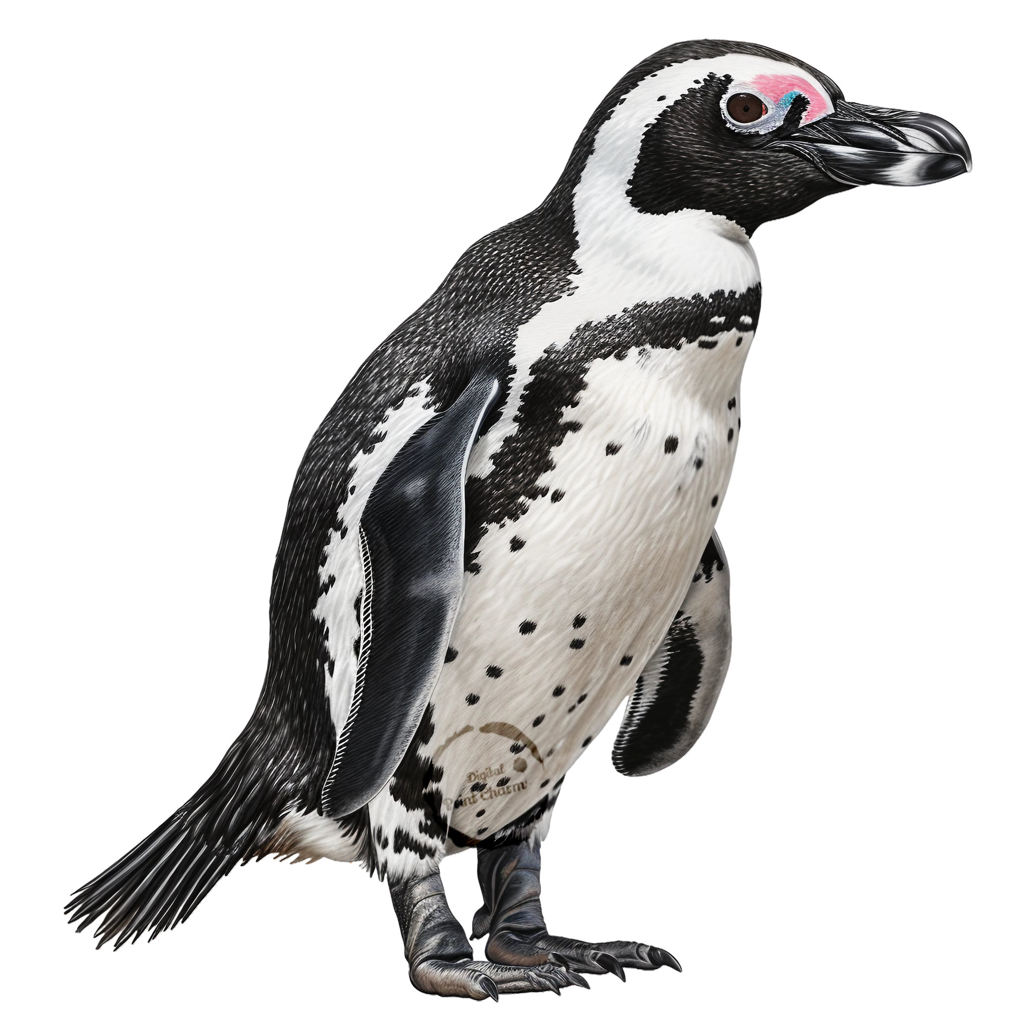 Charming African Penguin Clipart 16 Realistic Illustrations Wildlife ...