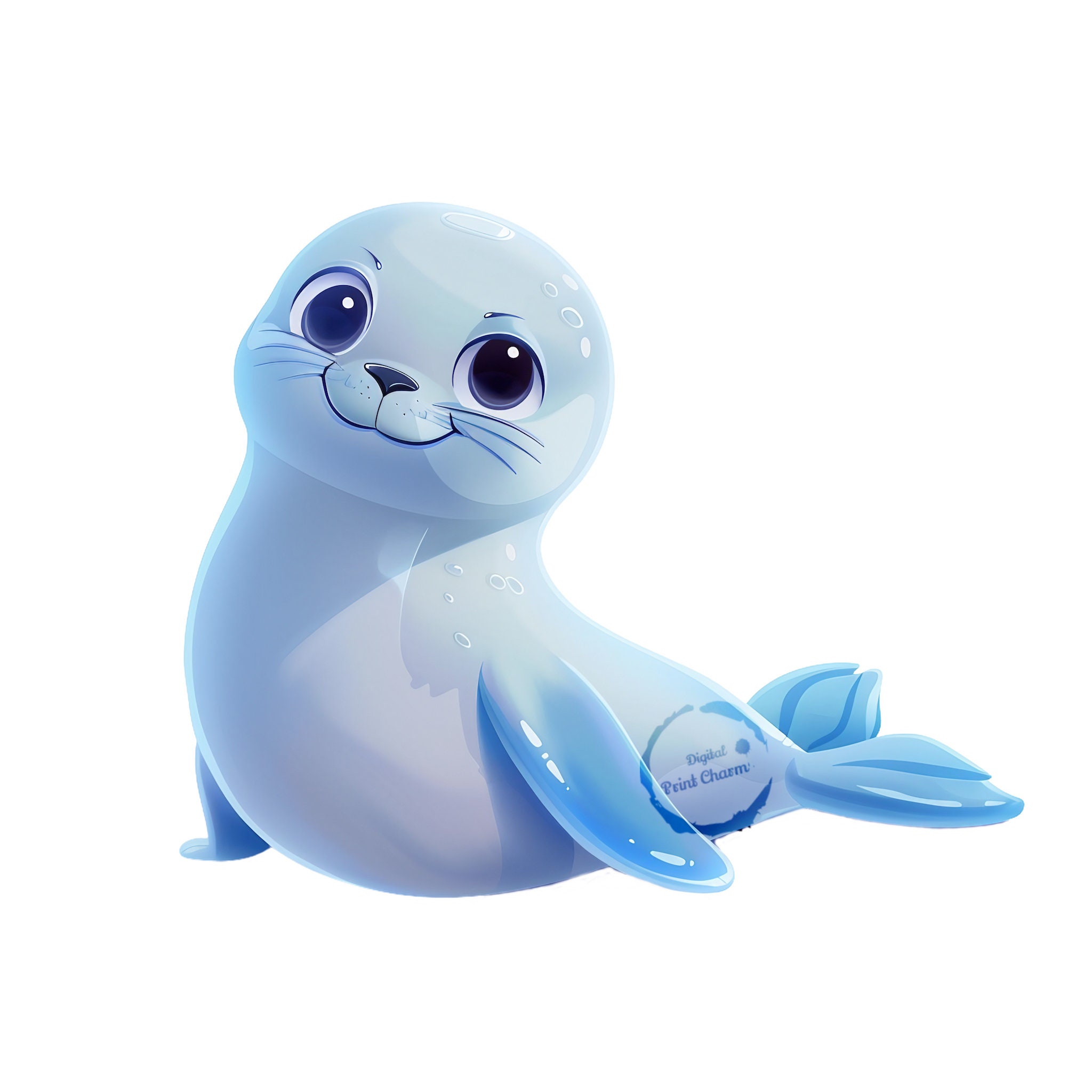 Fun Seal Clipart Bundle for Kids 20 Cartoon Seal Illustrations Perfect ...