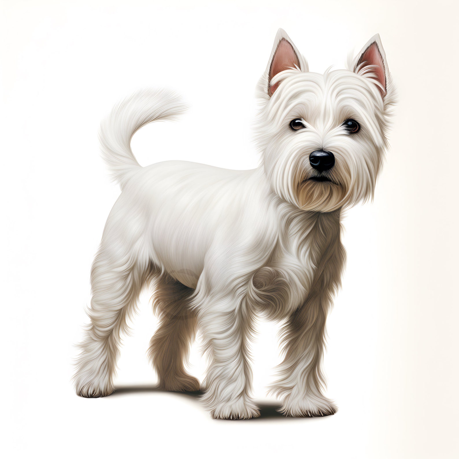 Westie Wonderland Watercolor Wonders Tailored for Westie Lovers Perfect ...