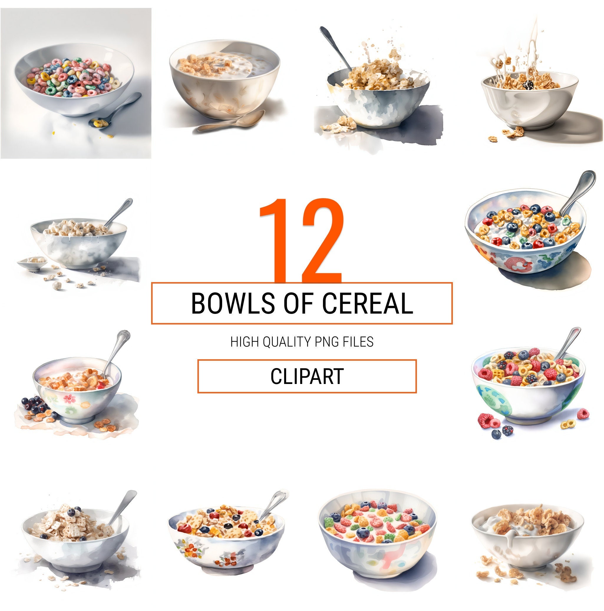 Cereal Bowl Clipart