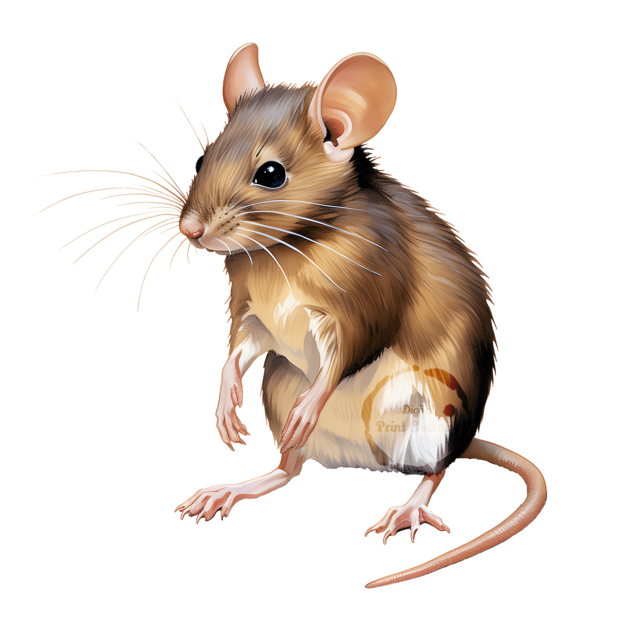 16 Mice Clipart Bundle Watercolor Digital Prints Perfect for DIY, Invitations, Home Decor ...