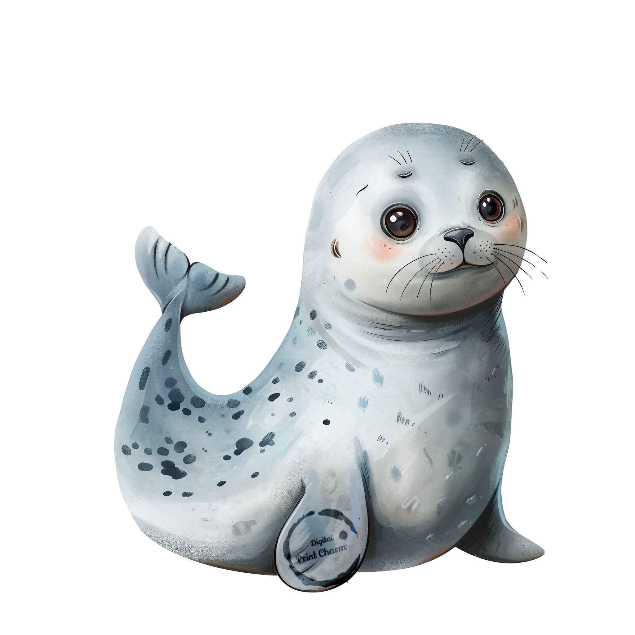 Fun Seal Clipart Bundle for Kids 20 Cartoon Seal Illustrations Perfect ...