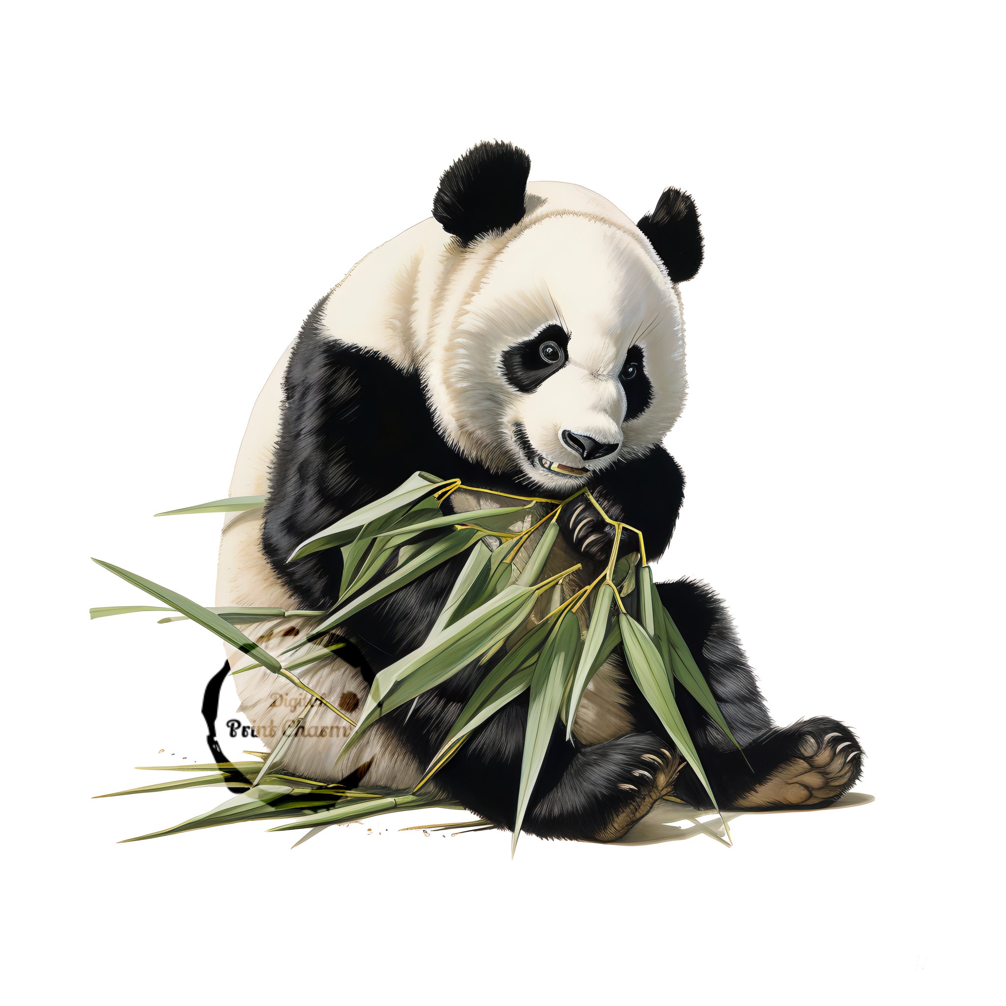 Panda Digital Prints Watercolor Artwork Bundle of 12 - Etsy