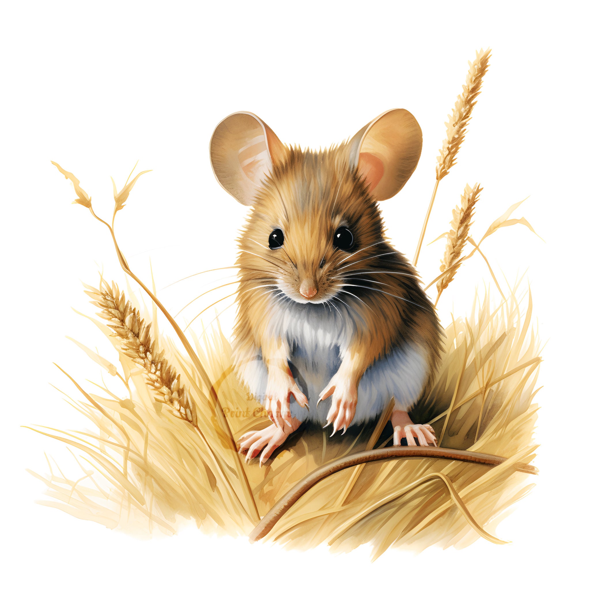 16 Mice Clipart Bundle Watercolor Digital Prints Perfect for DIY ...