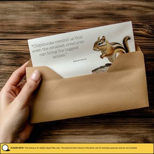 Chipmunk Charm PNG | 20 Watercolor Wonders | Forest Friends Collection ...