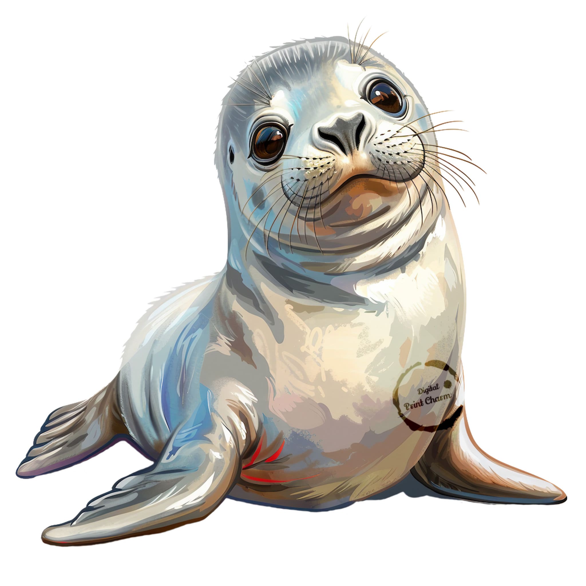 Fun Seal Clipart Bundle for Kids 20 Cartoon Seal Illustrations Perfect ...