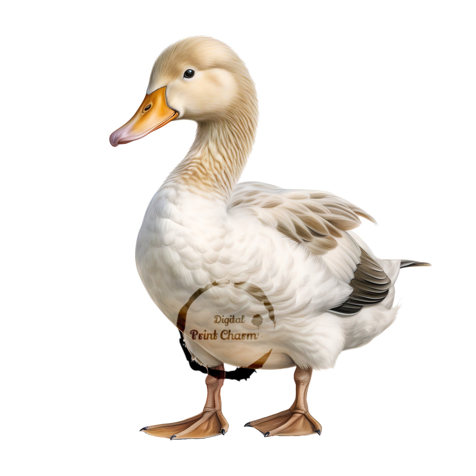 20 Realistic Watercolor Duck Clipart Set Digital Prints Scrapbooking ...