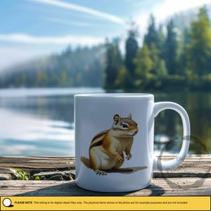 Chipmunk Charm PNG | 20 Watercolor Wonders | Forest Friends Collection ...