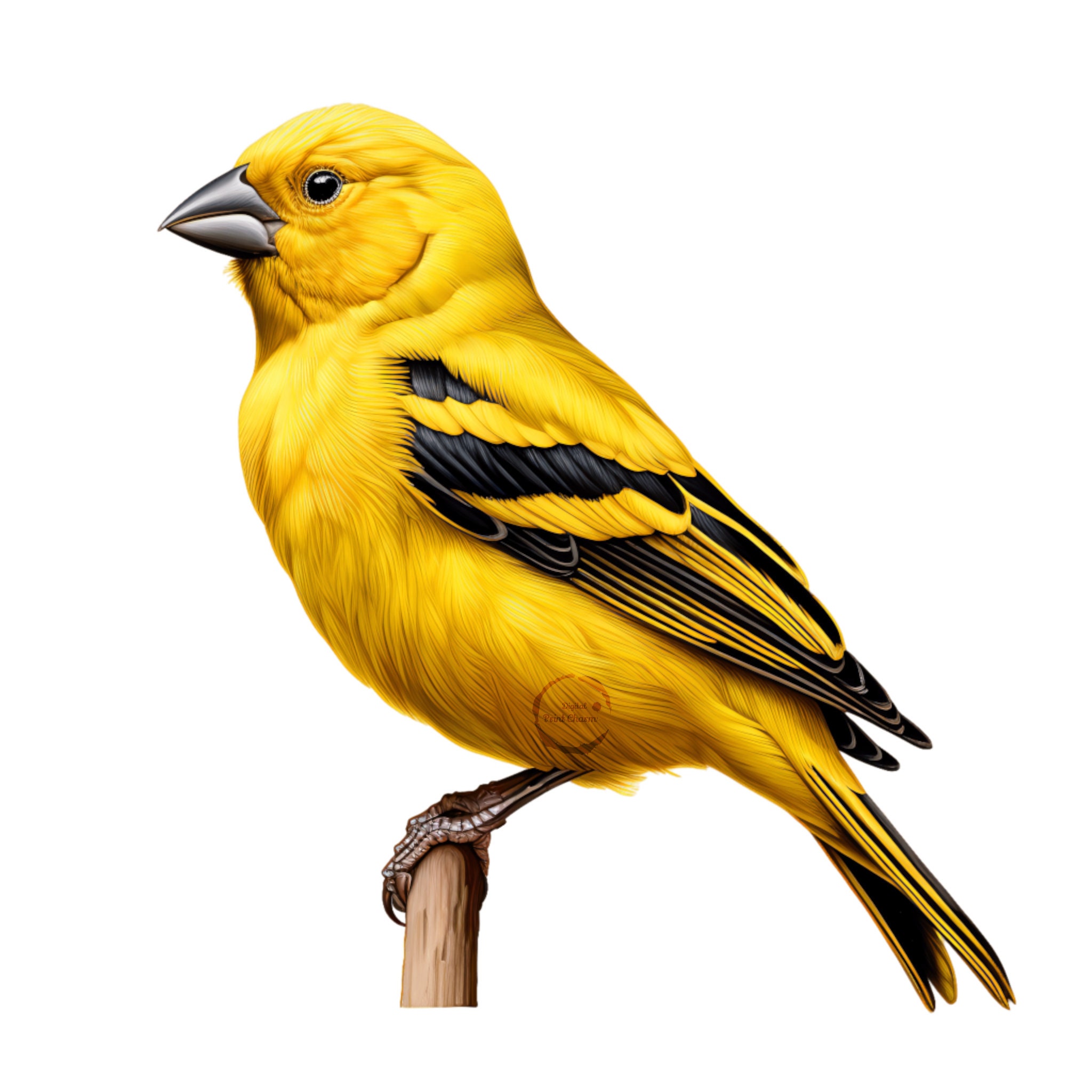 Canary Watercolor Clipart Bundle of 12 Realistic Paintings - Etsy