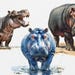 20 Realistic Hippo Prints | Watercolor Digital Clipart | Essential for ...