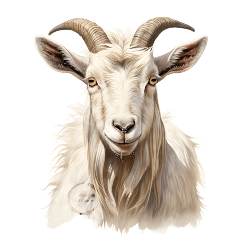 Goat Clipart Bundle Realistic Watercolor Style 12 Digital - Etsy