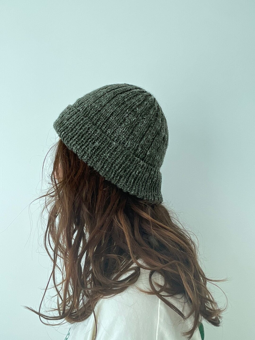 PDF Pattern. Hipster Ribbed Knit Hat for Adult, Children. Warm Cap ...