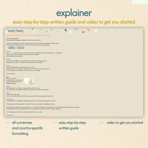 Google Sheets Budget Planner for Students With Monthly Income and ...