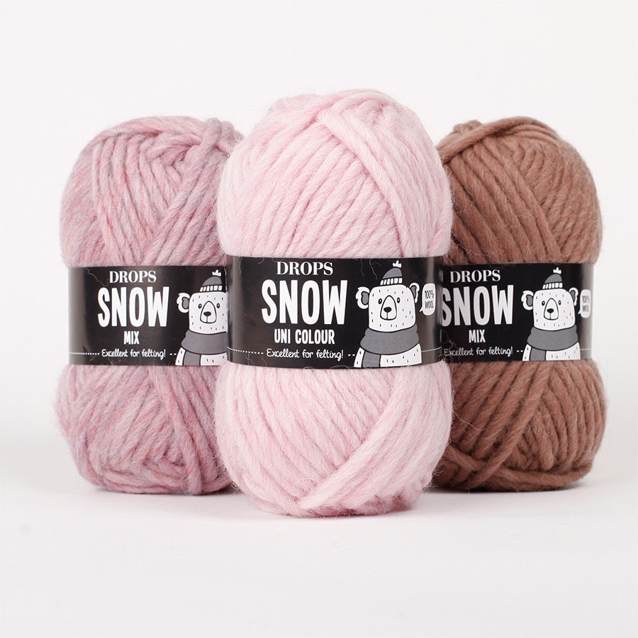 Drops Snow, Drops Eskimo, Garnstudio DROPS Design, Super Bulky Yarn ...